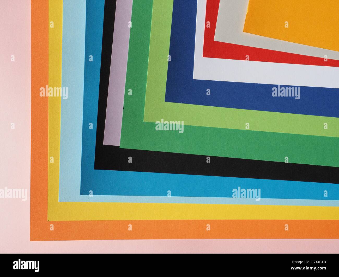 Colour tinted cardboard Stock Photo - Alamy