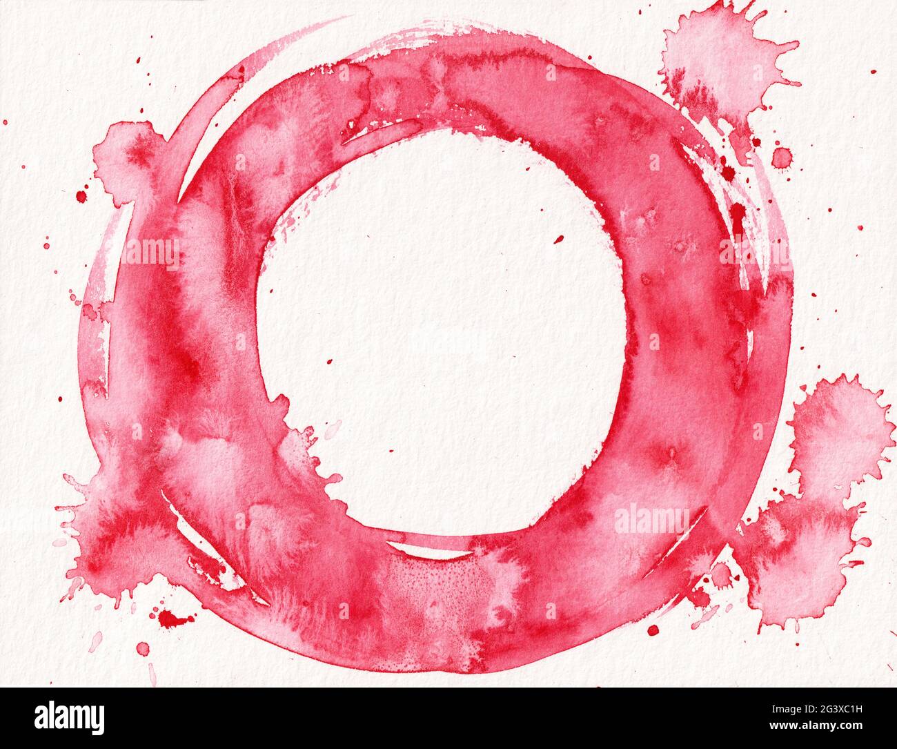 Red watercolor blob hi-res stock photography and images - Alamy