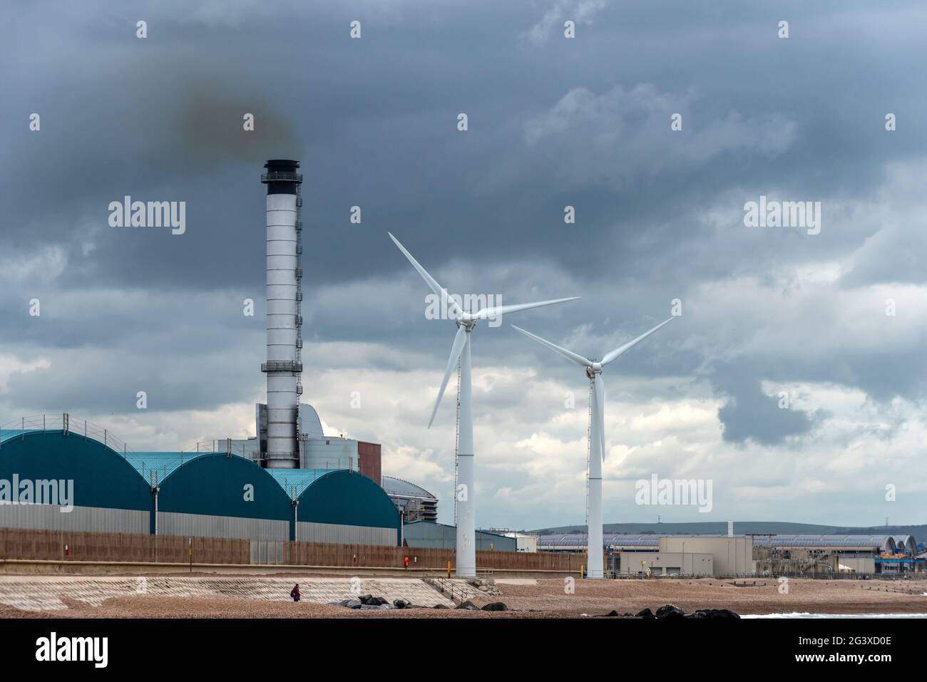 Shoreham, May 26th 2021: Shoreham Power Station in Shoreham-by-Sea in ...