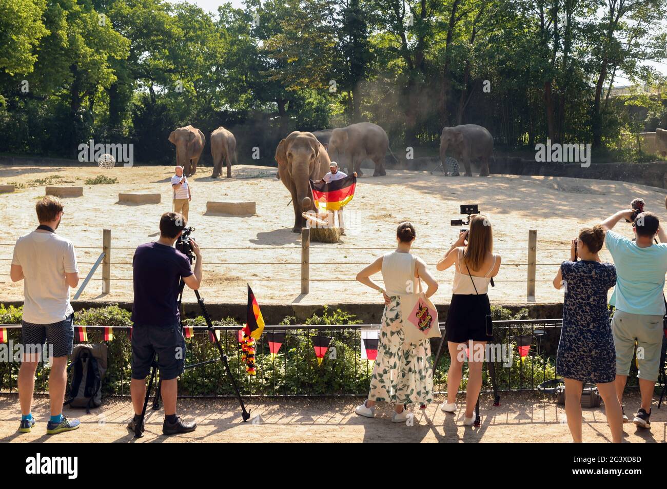 Hamburg, Germany. 18th June, 2021. The 42-year-old elephant leader ...