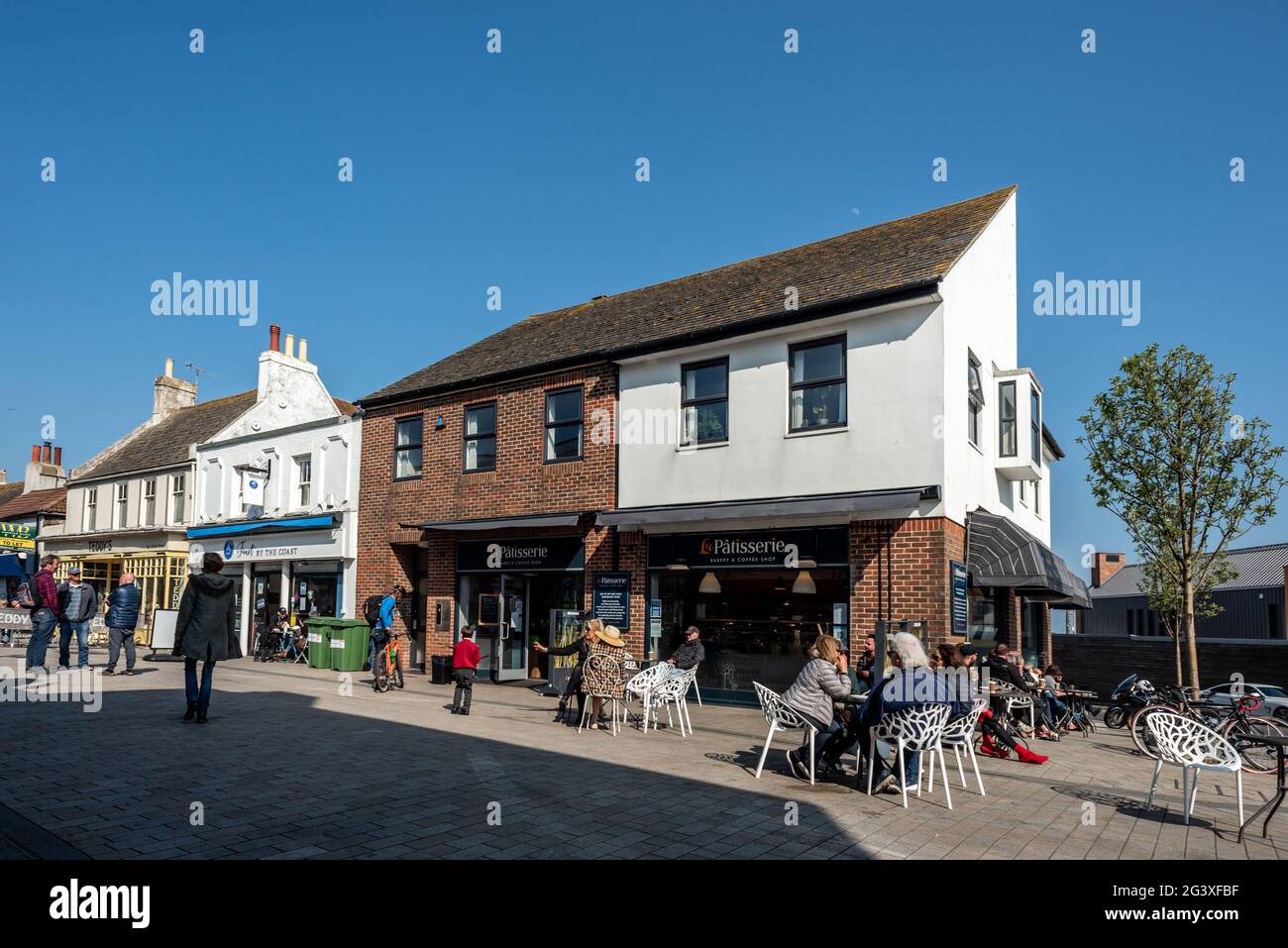 Shoreham, April 21st 2021: East Street in Shoreham-by-Sea in West ...