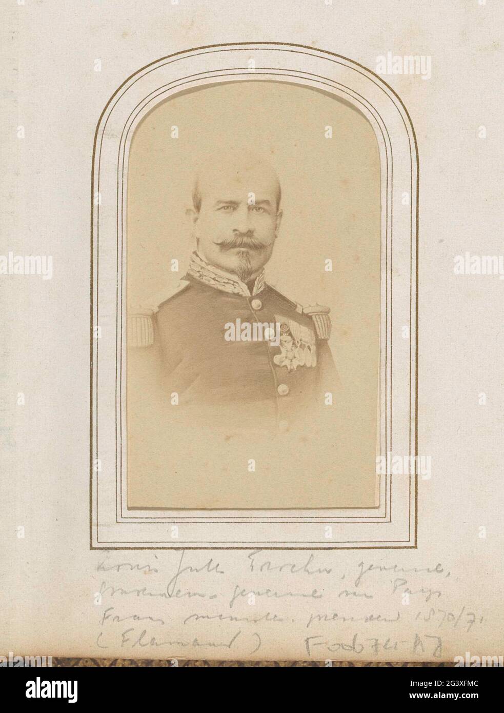 Portrait of Louis Jules Trochu, General, Governor General of Paris and ...