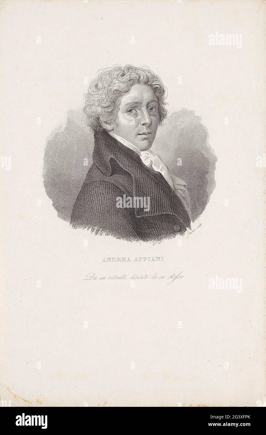 Portrait of painter Andrea Appiani Stock Photo - Alamy