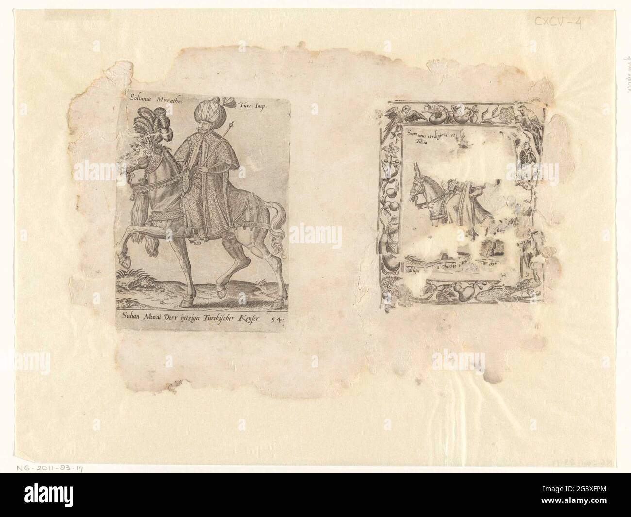 Sultan Murat III and supreme court of Ottoman Empire; Equestrian series ...