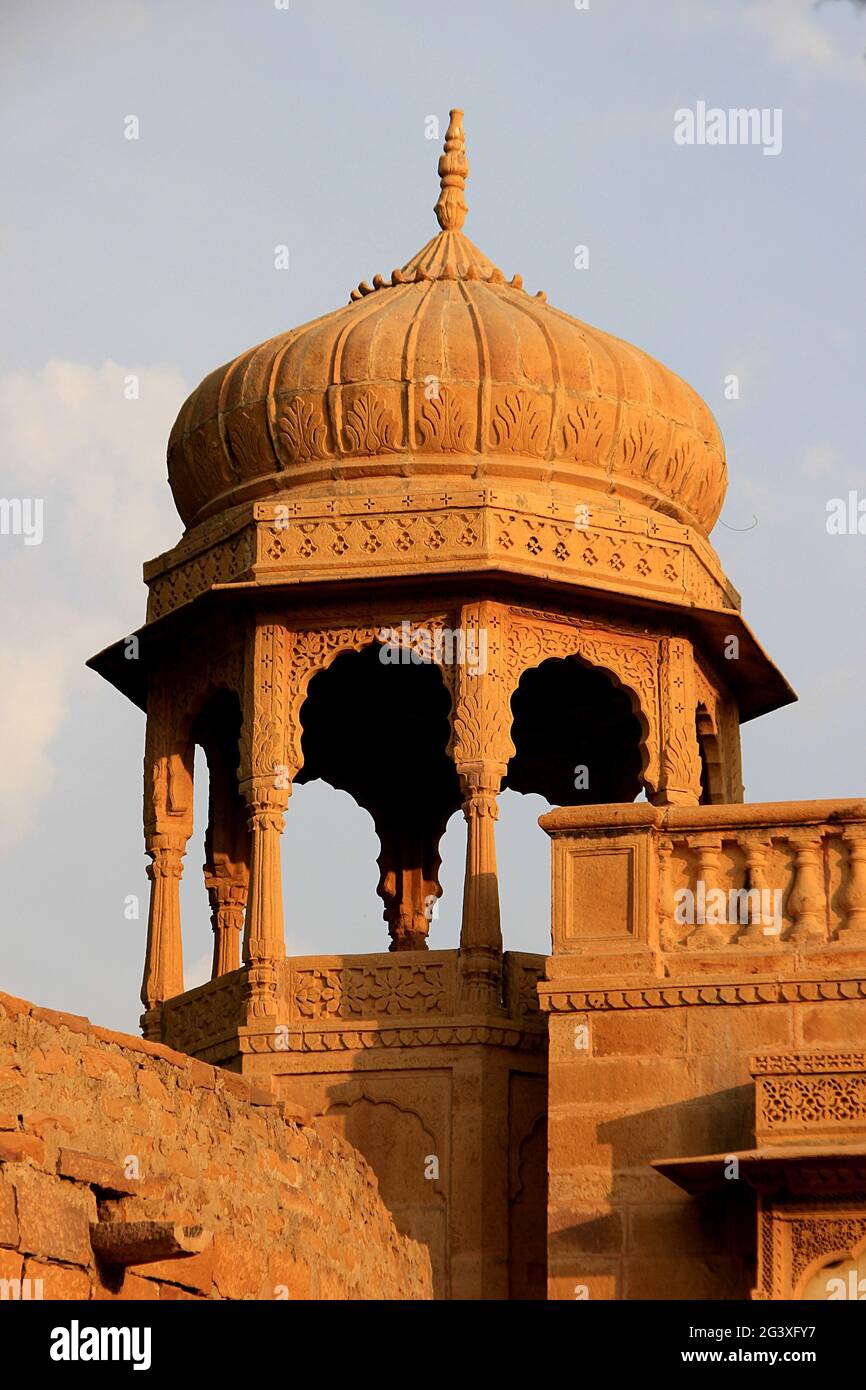 Arched, Stone Viewing Turret Stock Photo - Alamy