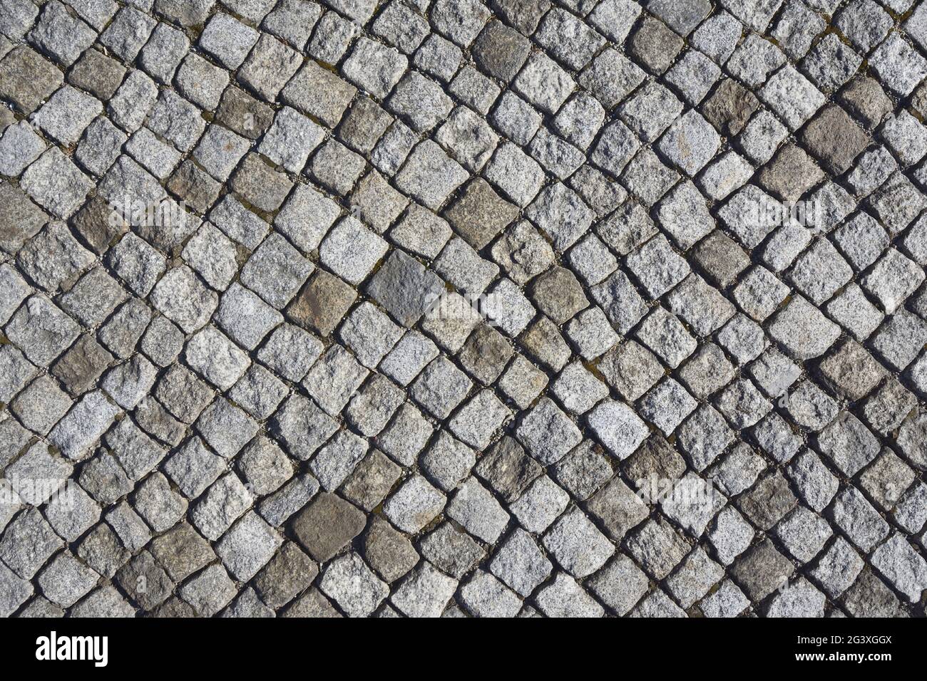 Top view natural stone paving Stock Photo - Alamy
