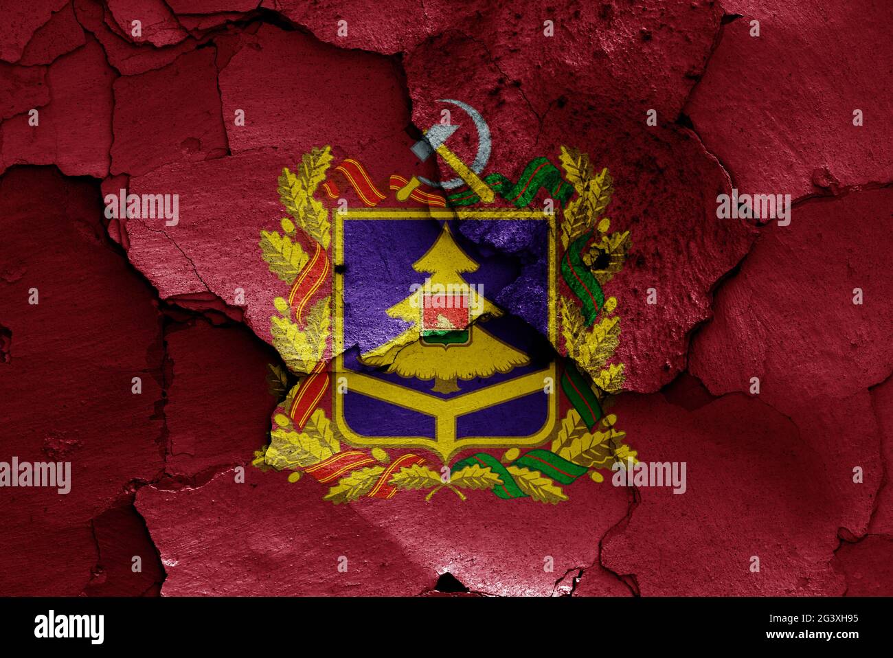Bryansk oblast flag hi-res stock photography and images - Alamy