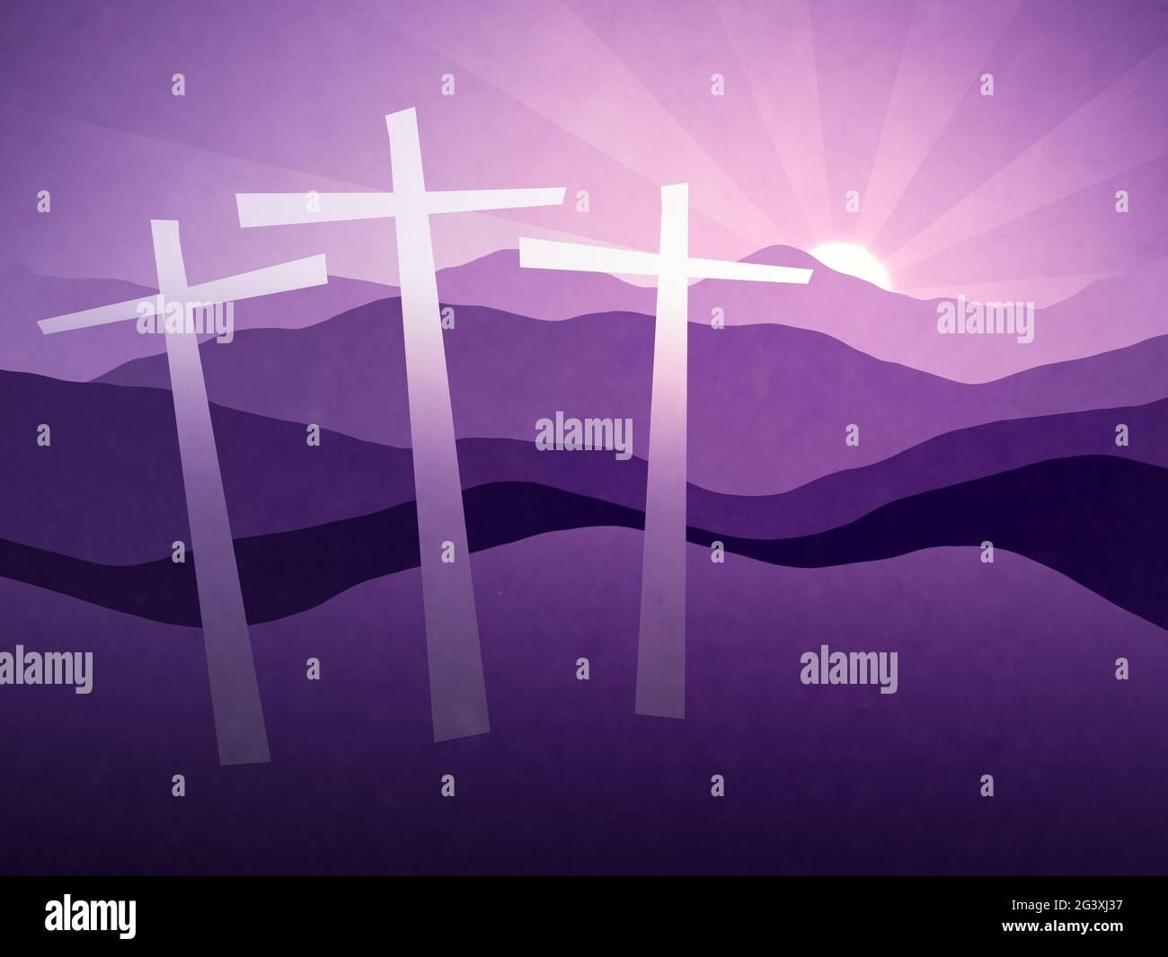 Crucifix sunset hi-res stock photography and images - Alamy