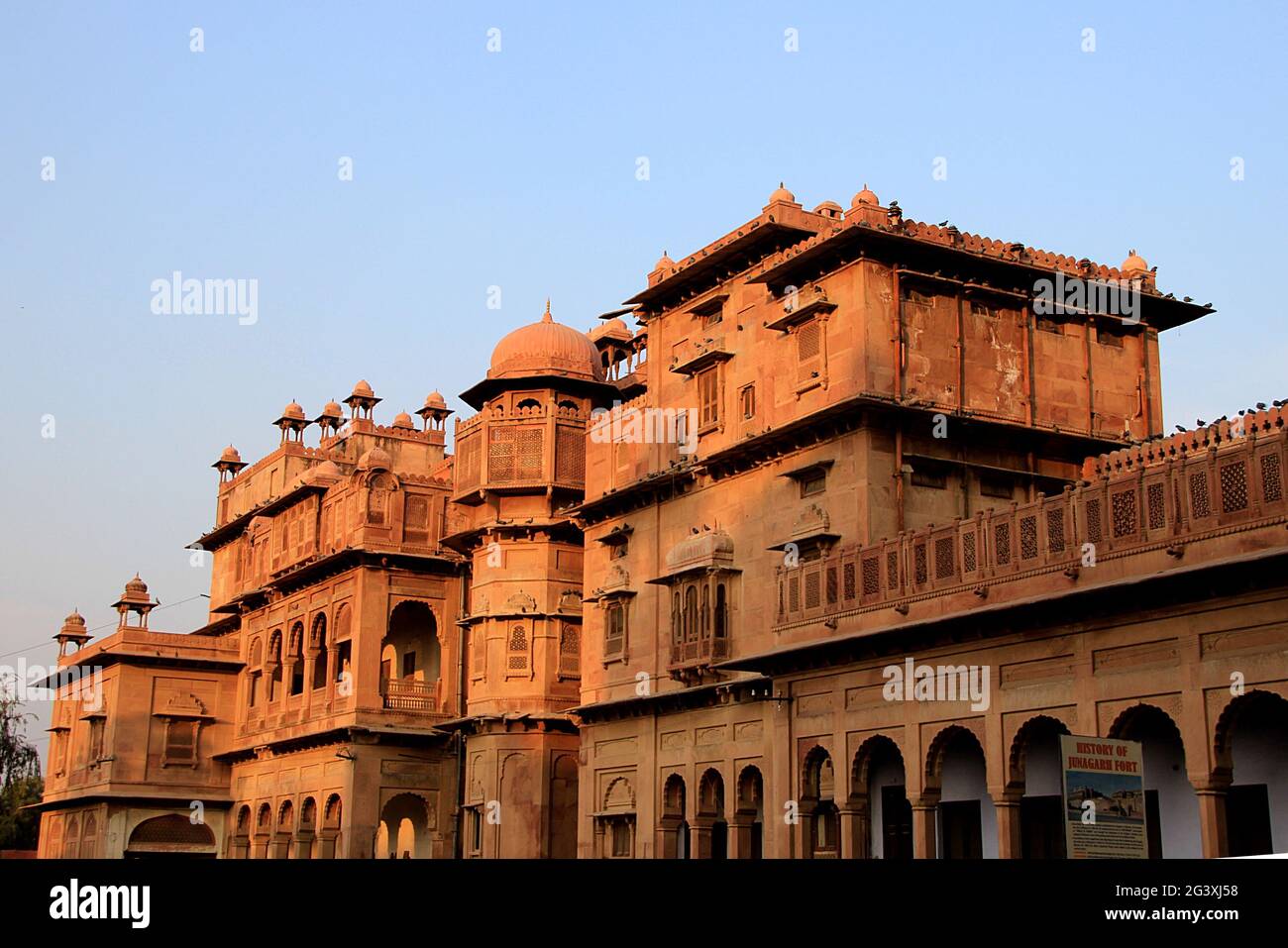 View of Junagarh Fort, Bikaner Stock Photo - Alamy