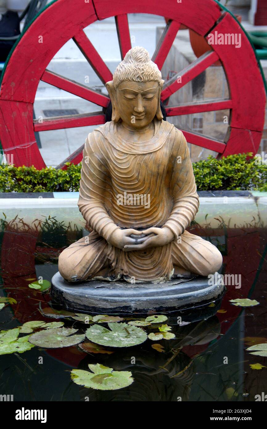 Statue of Meditating Buddha Stock Photo - Alamy