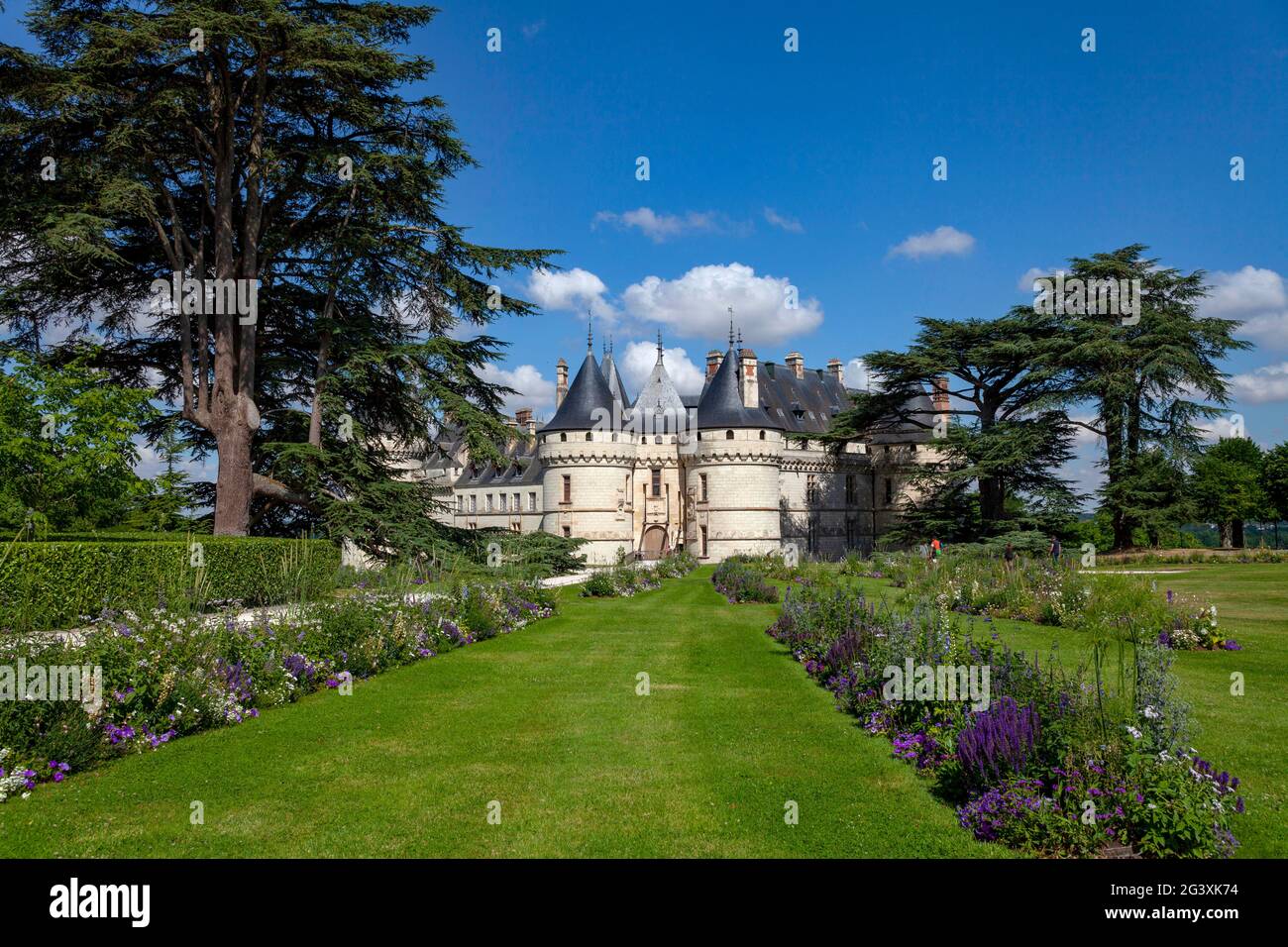 Landscape of chateau chaumont hi-res stock photography and images - Alamy