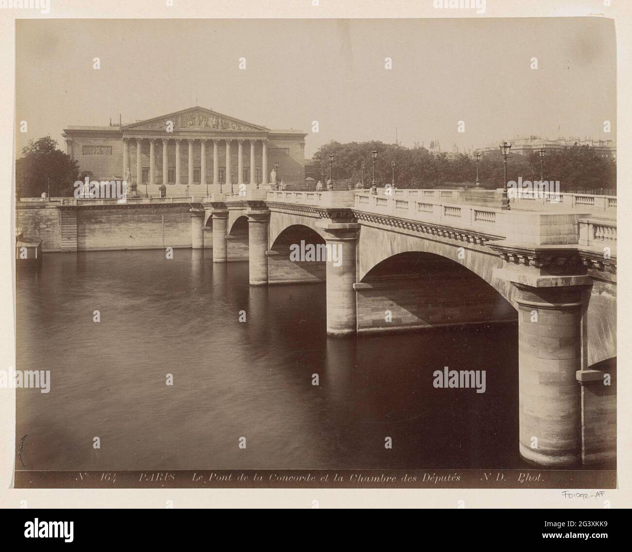 House of Representatives in Paris with the Pont de la Concorde in the ...