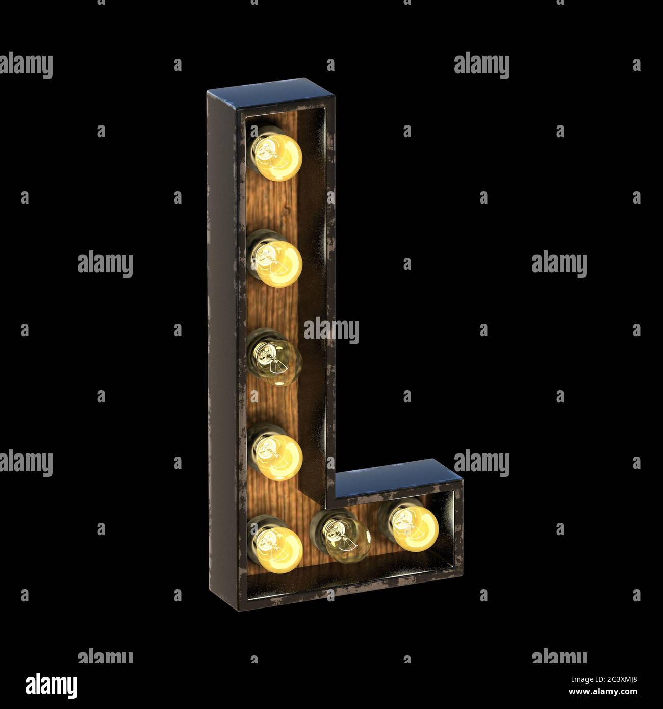 Illuminated letter 'l' hi-res stock photography and images - Alamy