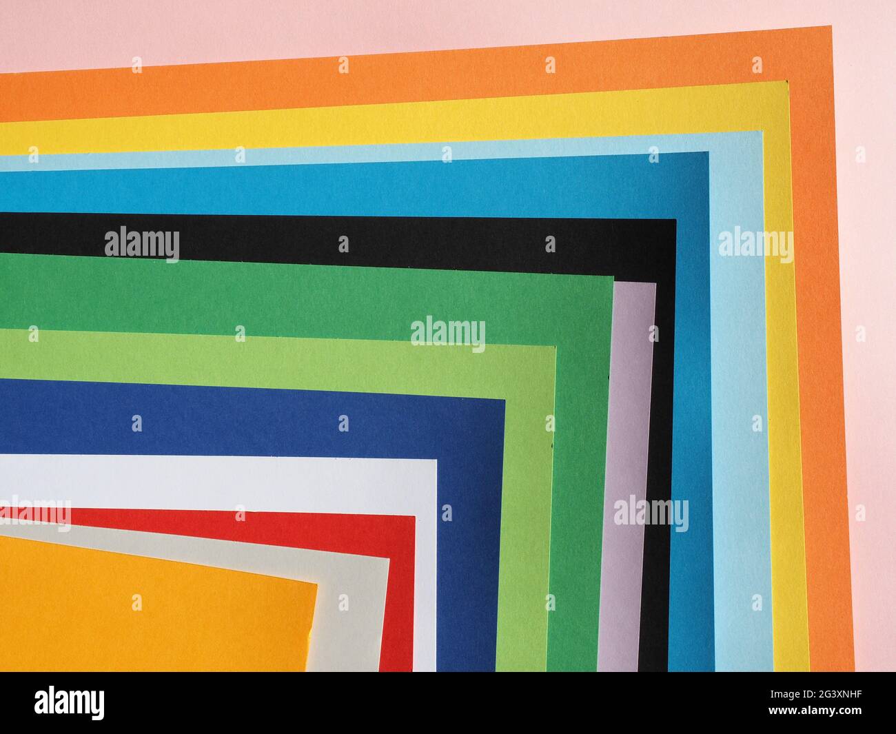 Colour tinted cardboard Stock Photo - Alamy