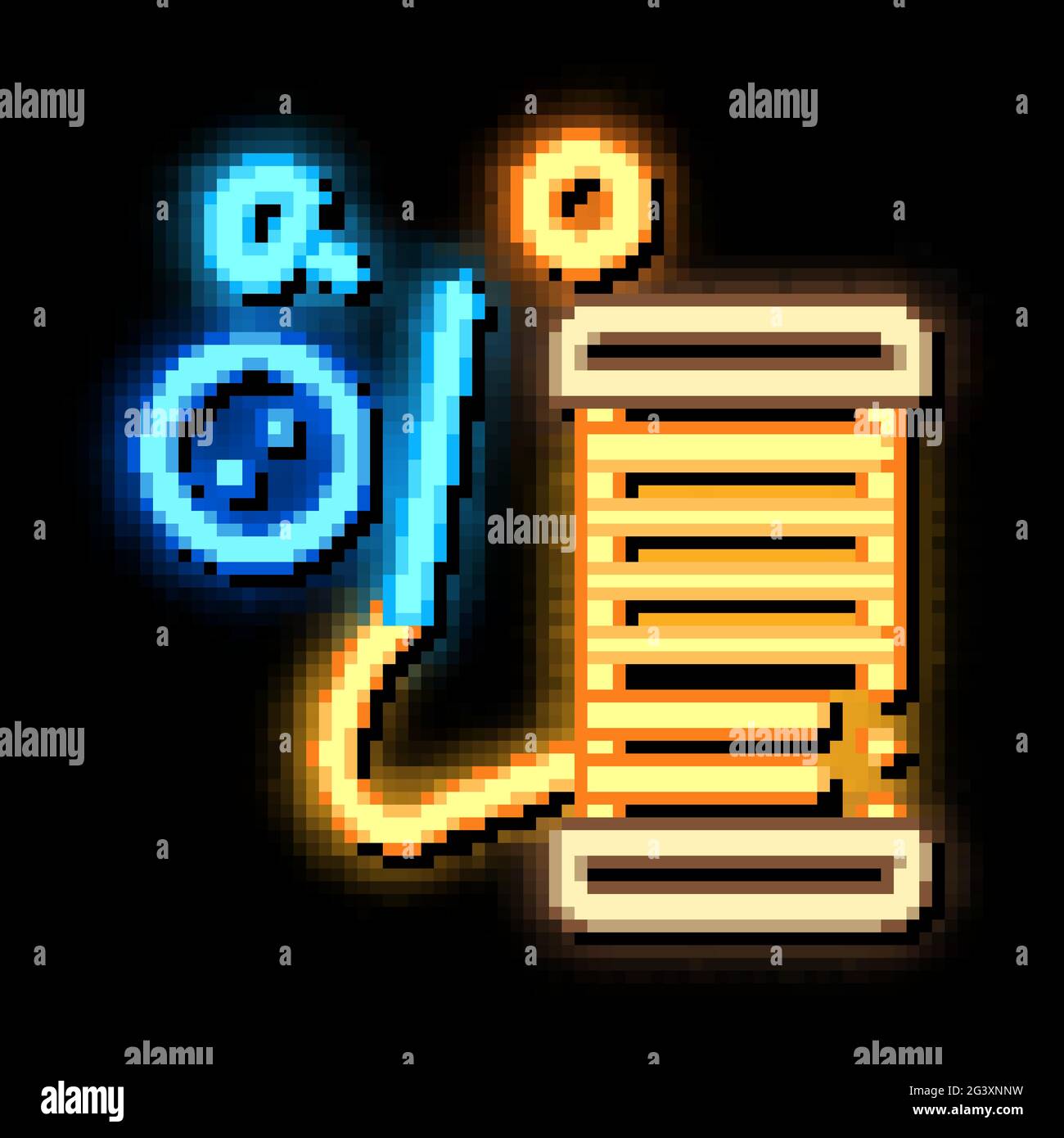 Glowing needle Stock Vector Images - Alamy