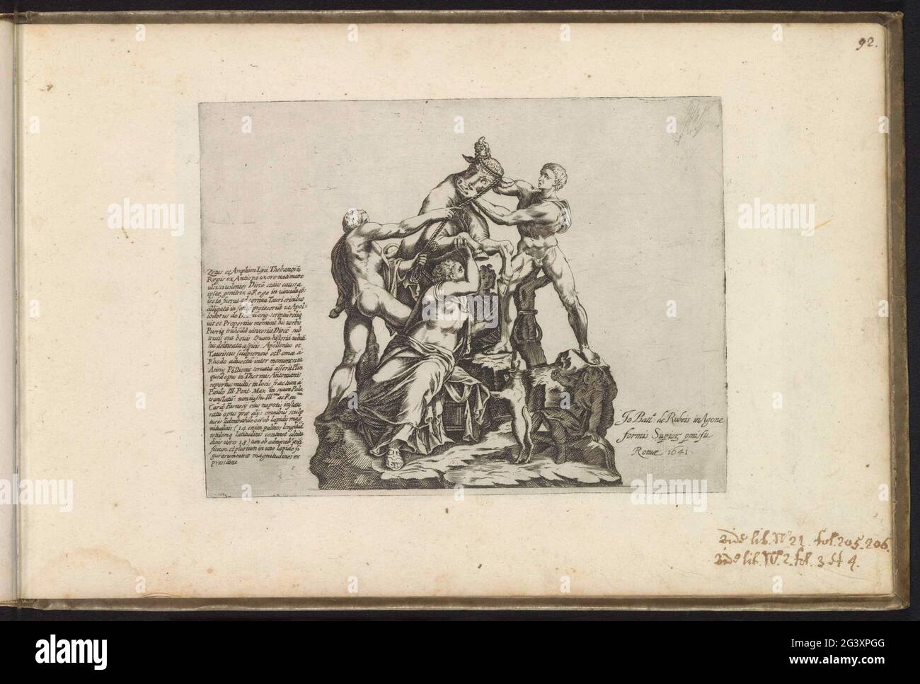 DIRCE is tied to a bull; Farnese bull; Sculptures from ancient times ...