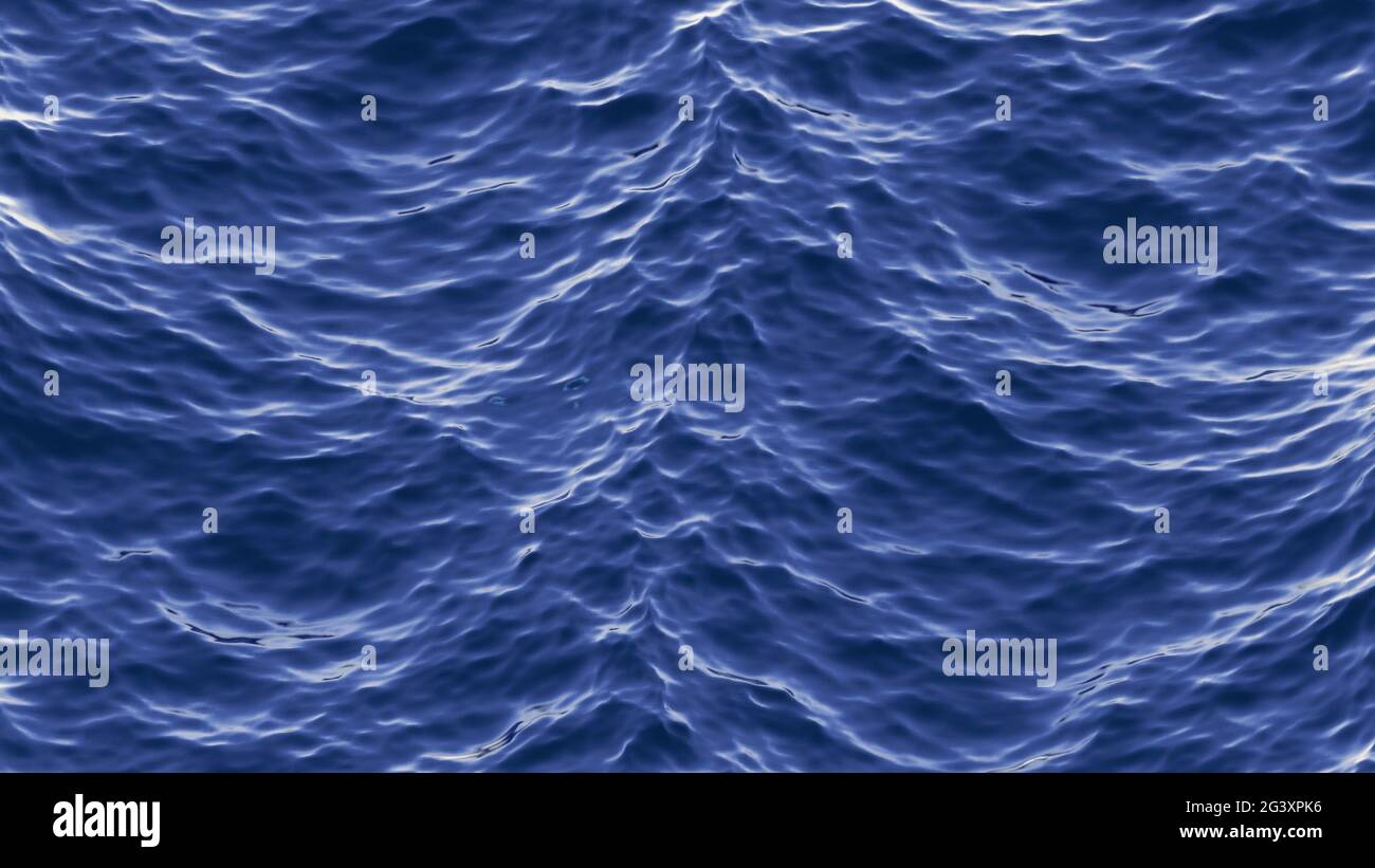 Bright aqua waves background hi-res stock photography and images - Alamy