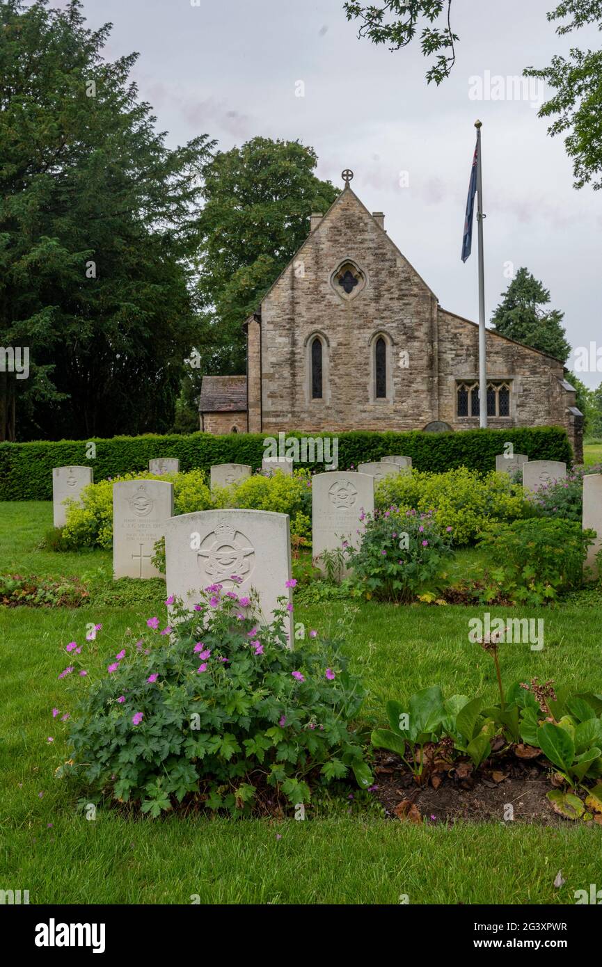 Scampton, Lincoln, Lincolnshire, UK. 18th June 2021. A new stained ...