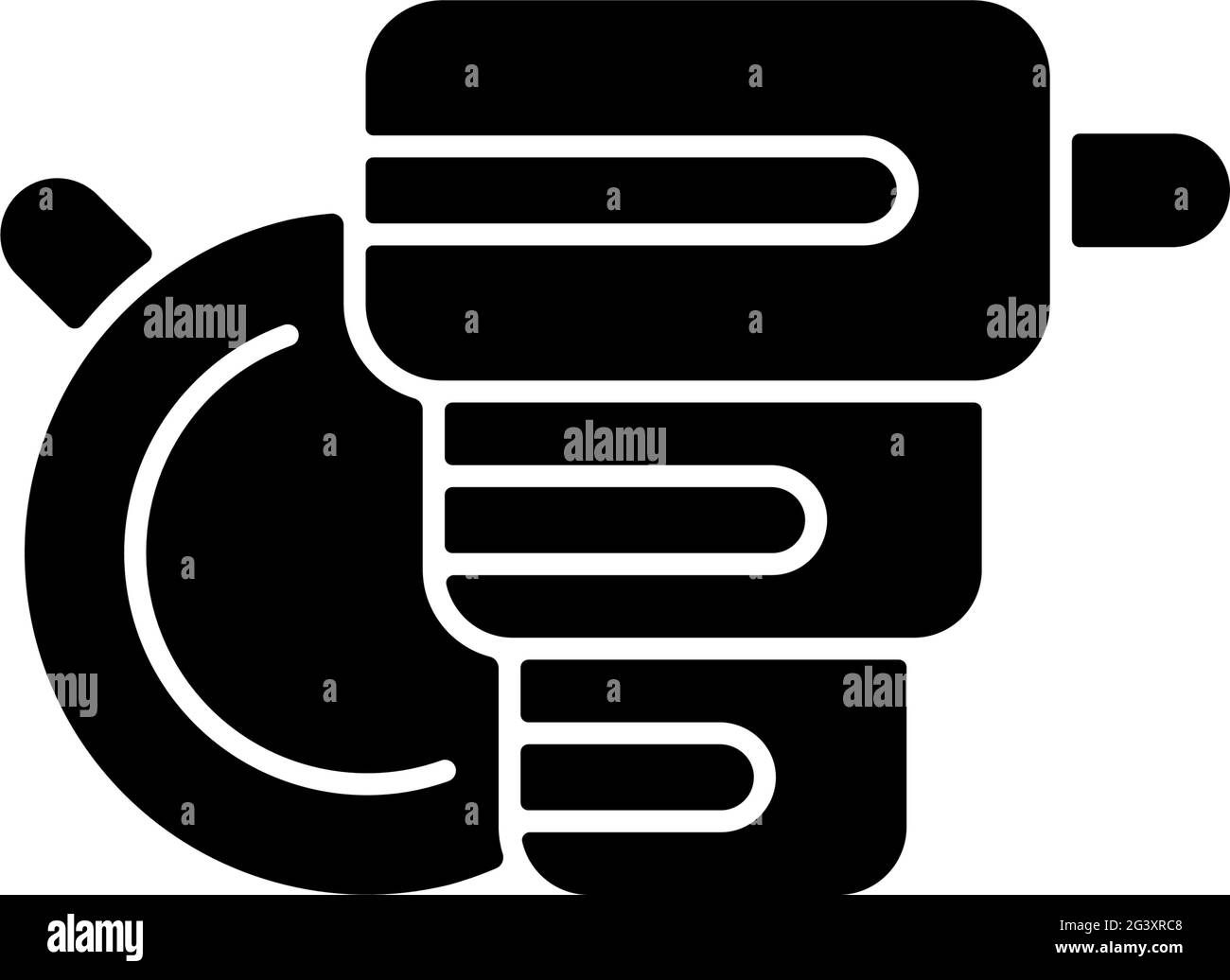 Foldable cup black glyph icon Stock Vector Image & Art - Alamy