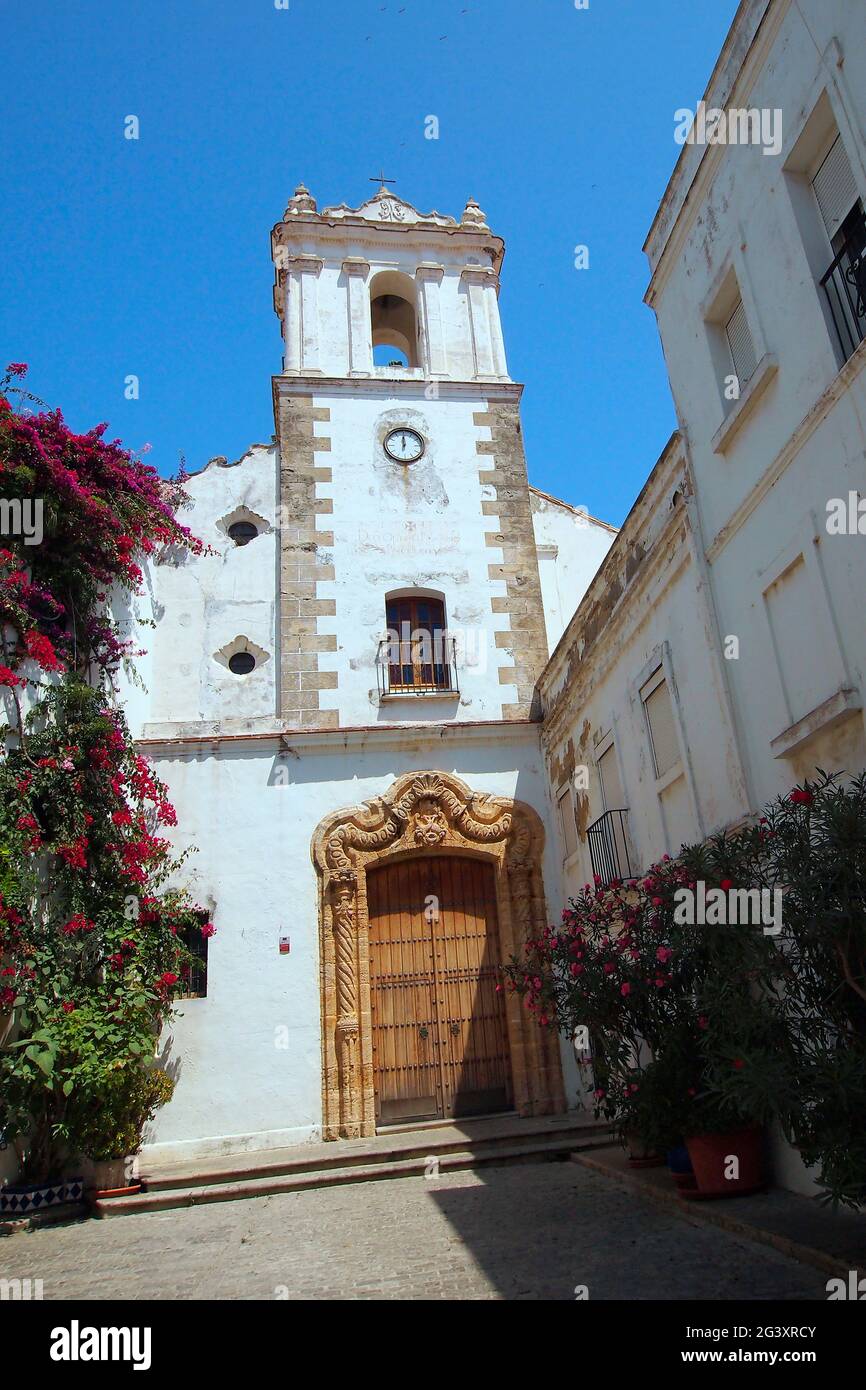 San Francisco de Asís Church, Old Town, Tarifa, Cádiz, Andalucía, Spain ...