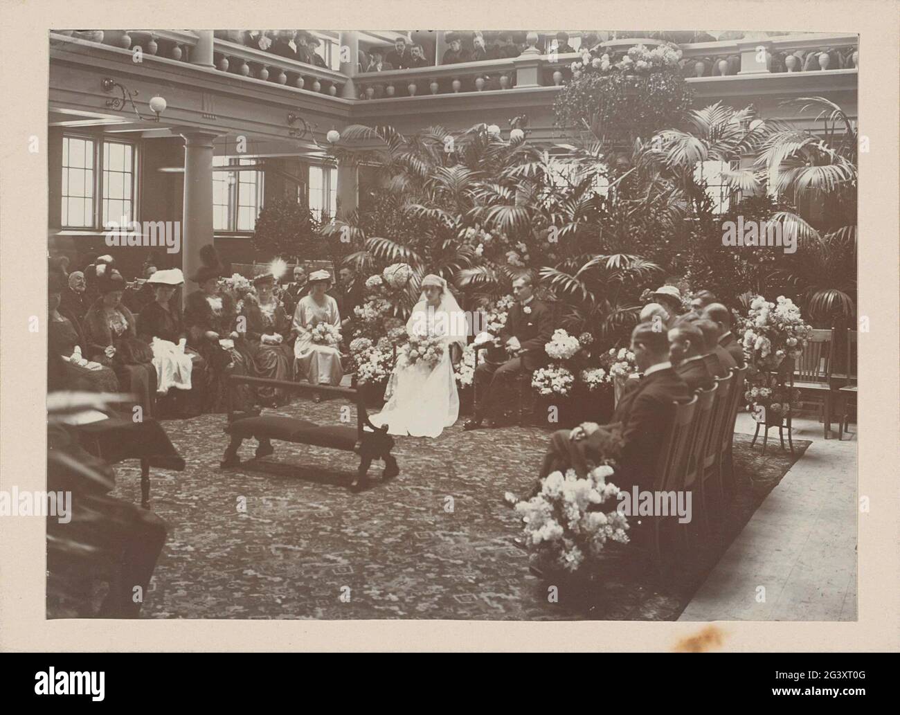 Wedding ceremony in the Remonstrant Church of Amsterdam Stock Photo - Alamy