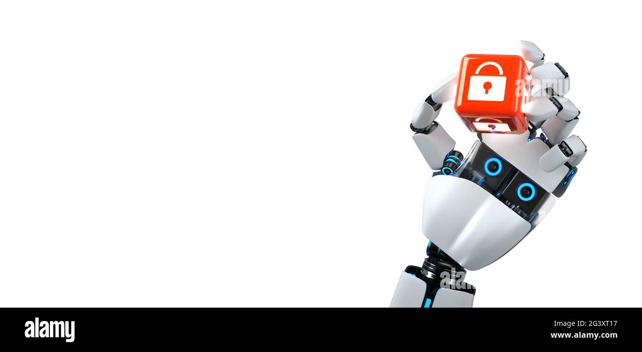 Artificial intelligence robot code Cut Out Stock Images & Pictures - Alamy