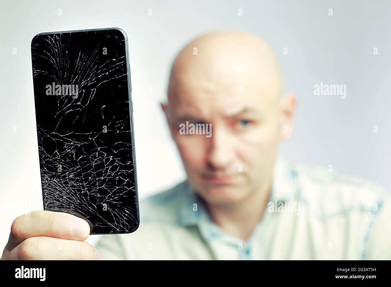 Broken glass black, man hi-res stock photography and images - Alamy