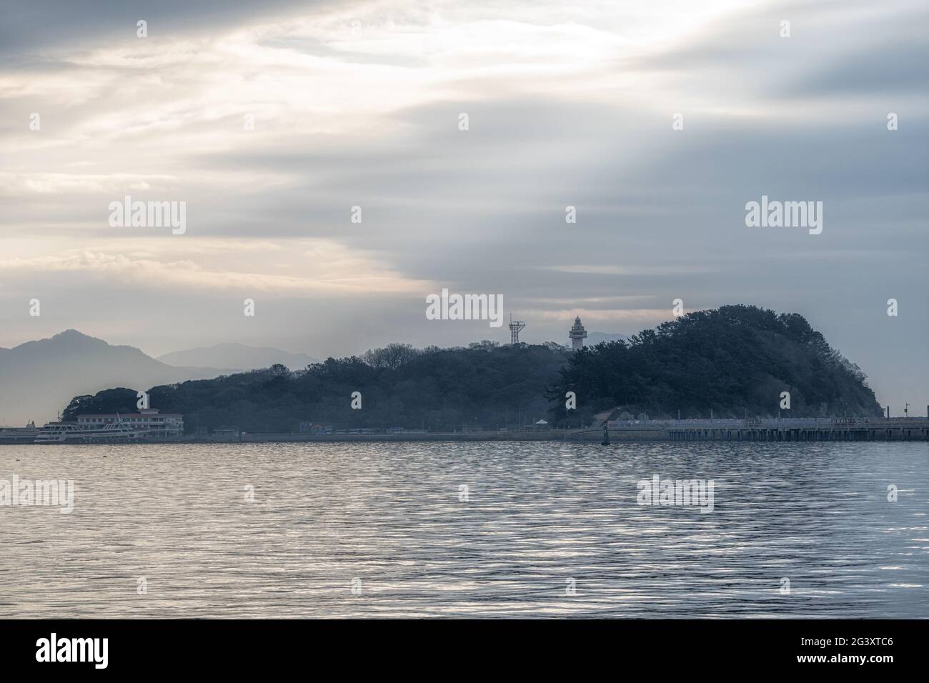 Odongdo island morning Stock Photo - Alamy