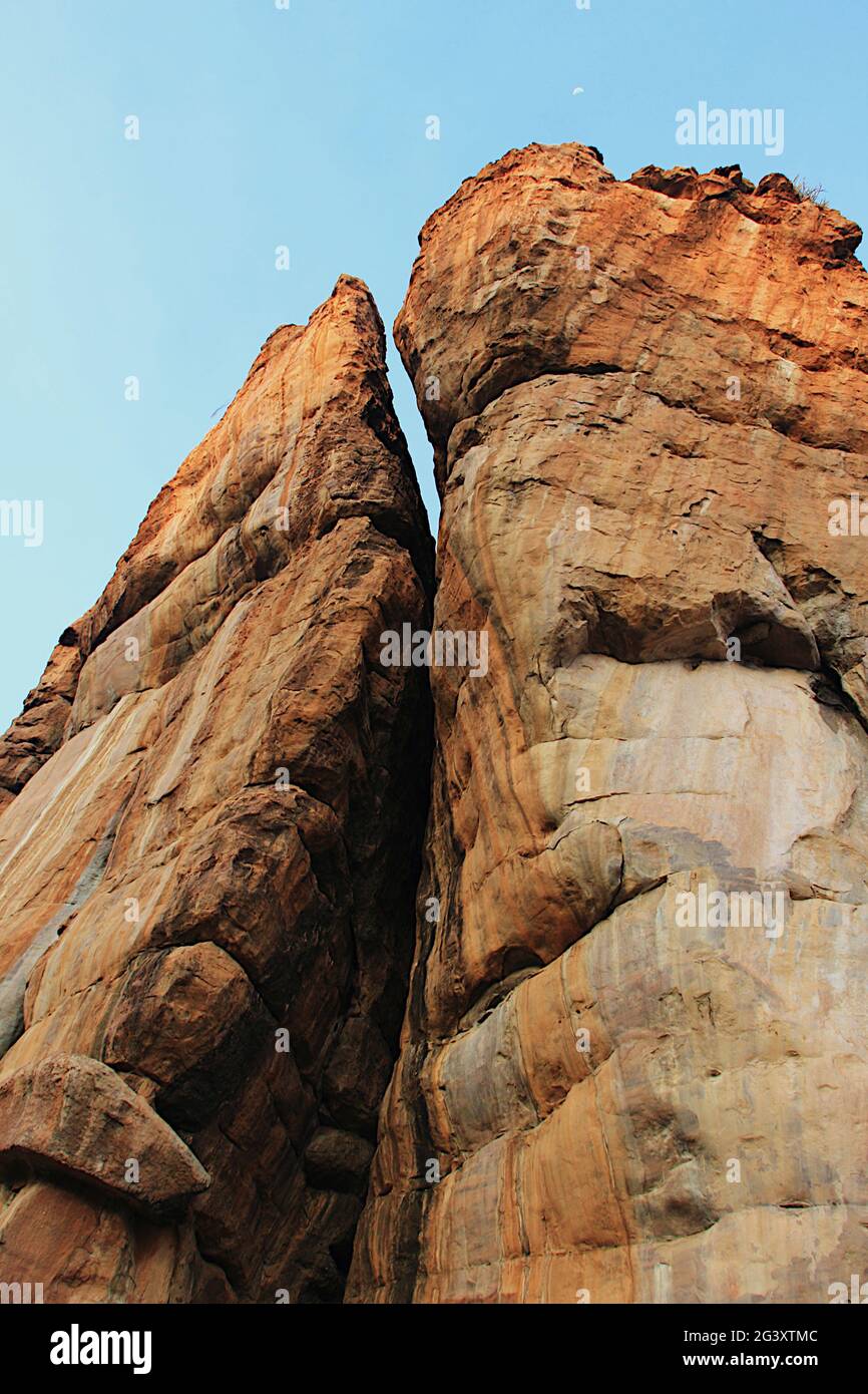 Gigantic Rocks, Face to Face Stock Photo - Alamy