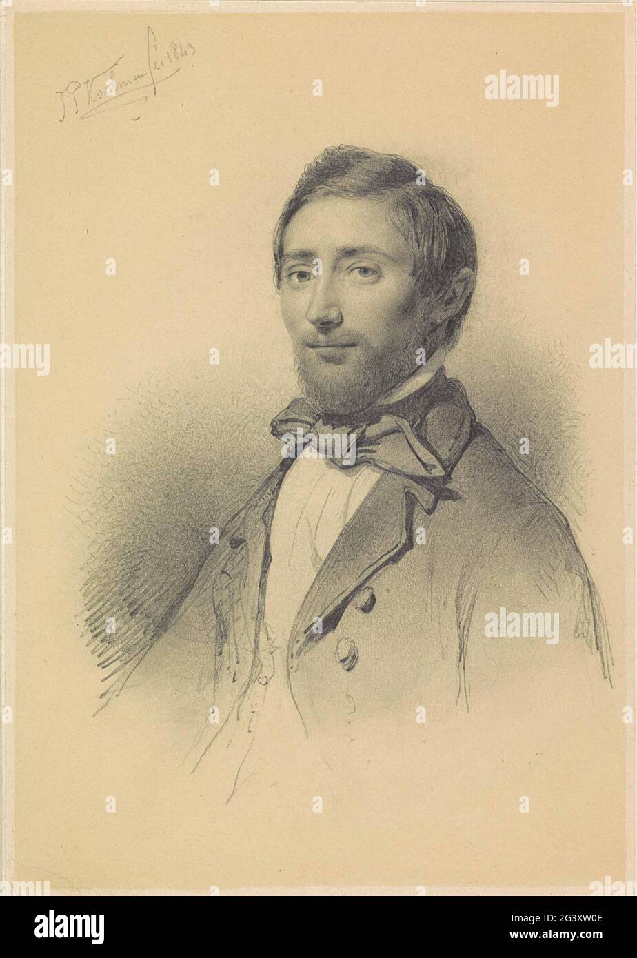 Portrait of Everhardus Koster Stock Photo - Alamy