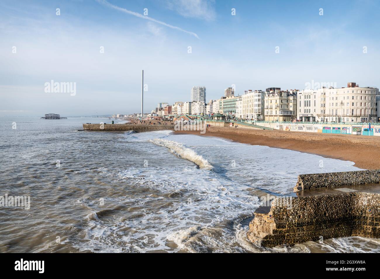 Brighton Seafront, Sussex, England Stock Photo - Alamy
