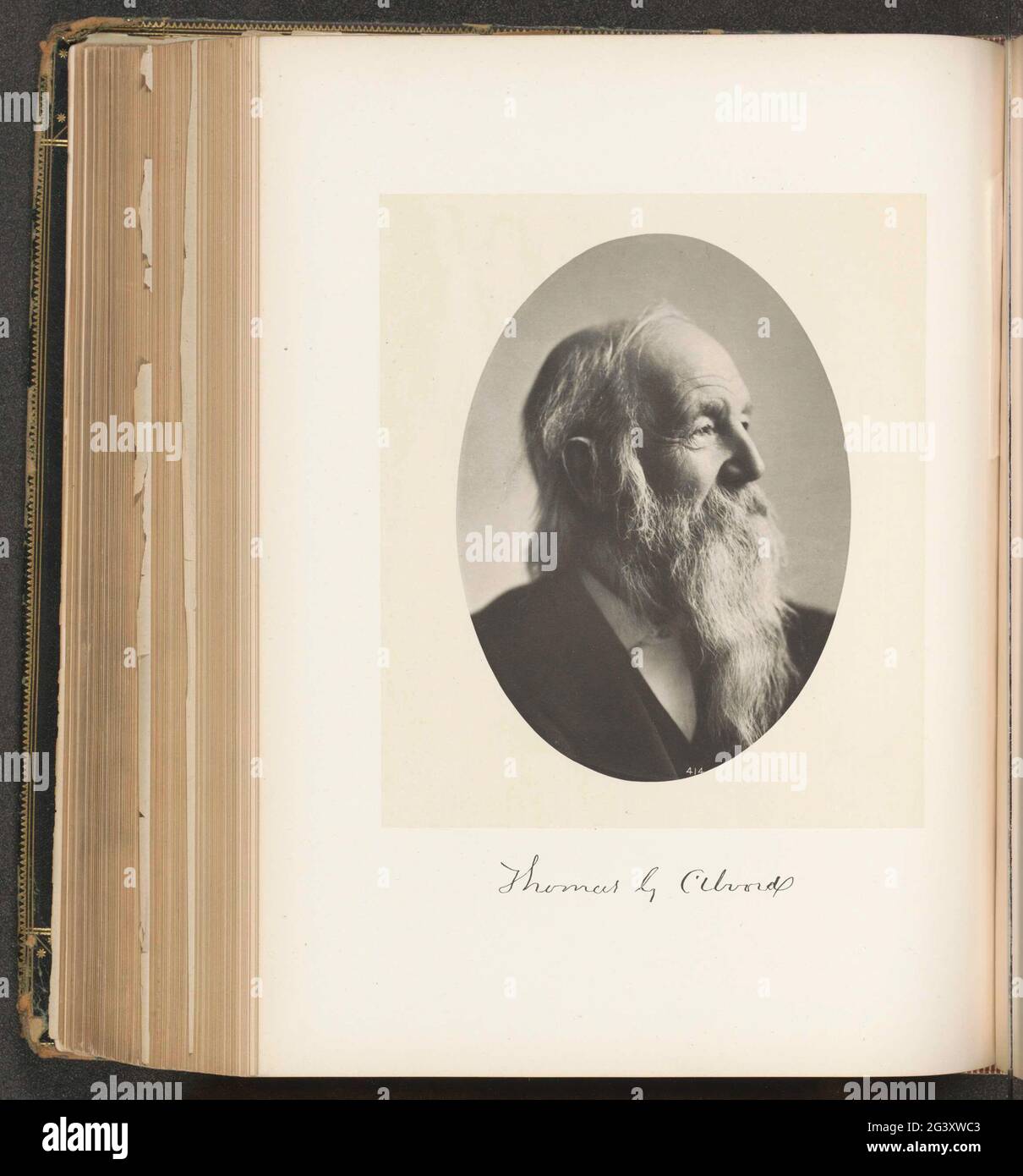 Portrait of Thomas G. Alvord Stock Photo - Alamy