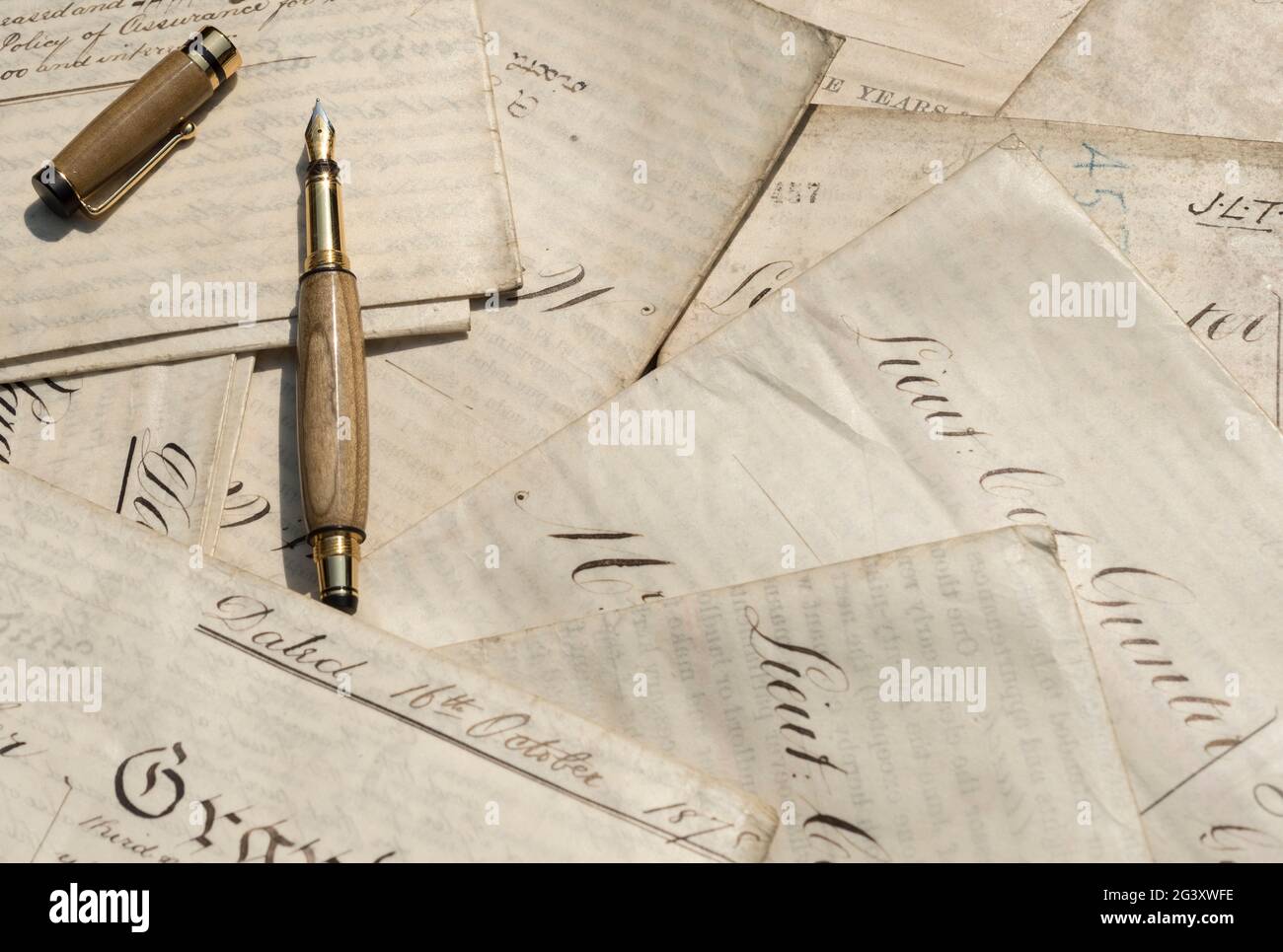 Pen and Paper Stock Photo - Alamy