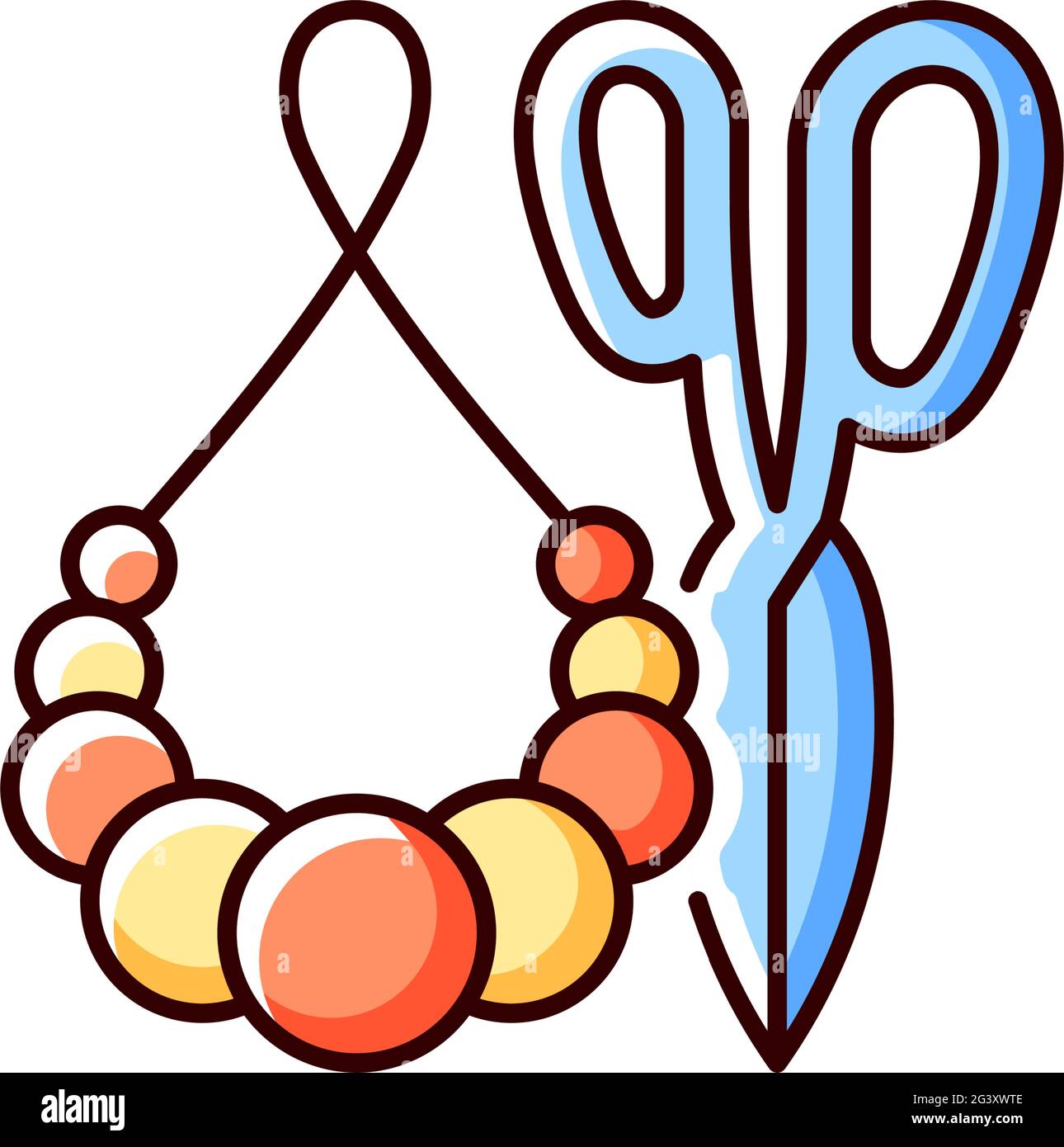 Pom pom diy Stock Vector Images - Alamy