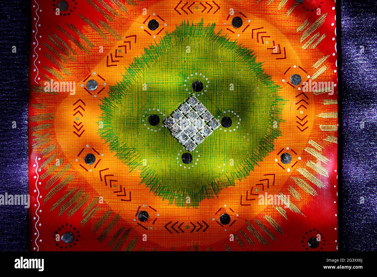 Colorful Fabric Design Stock Photo - Alamy