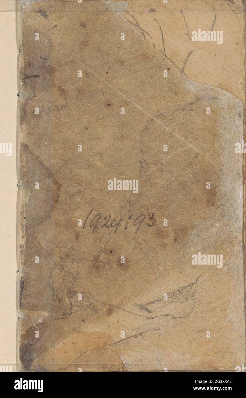 Study. Study. Page 1 from a sketchbook with 43 sheets Stock Photo - Alamy