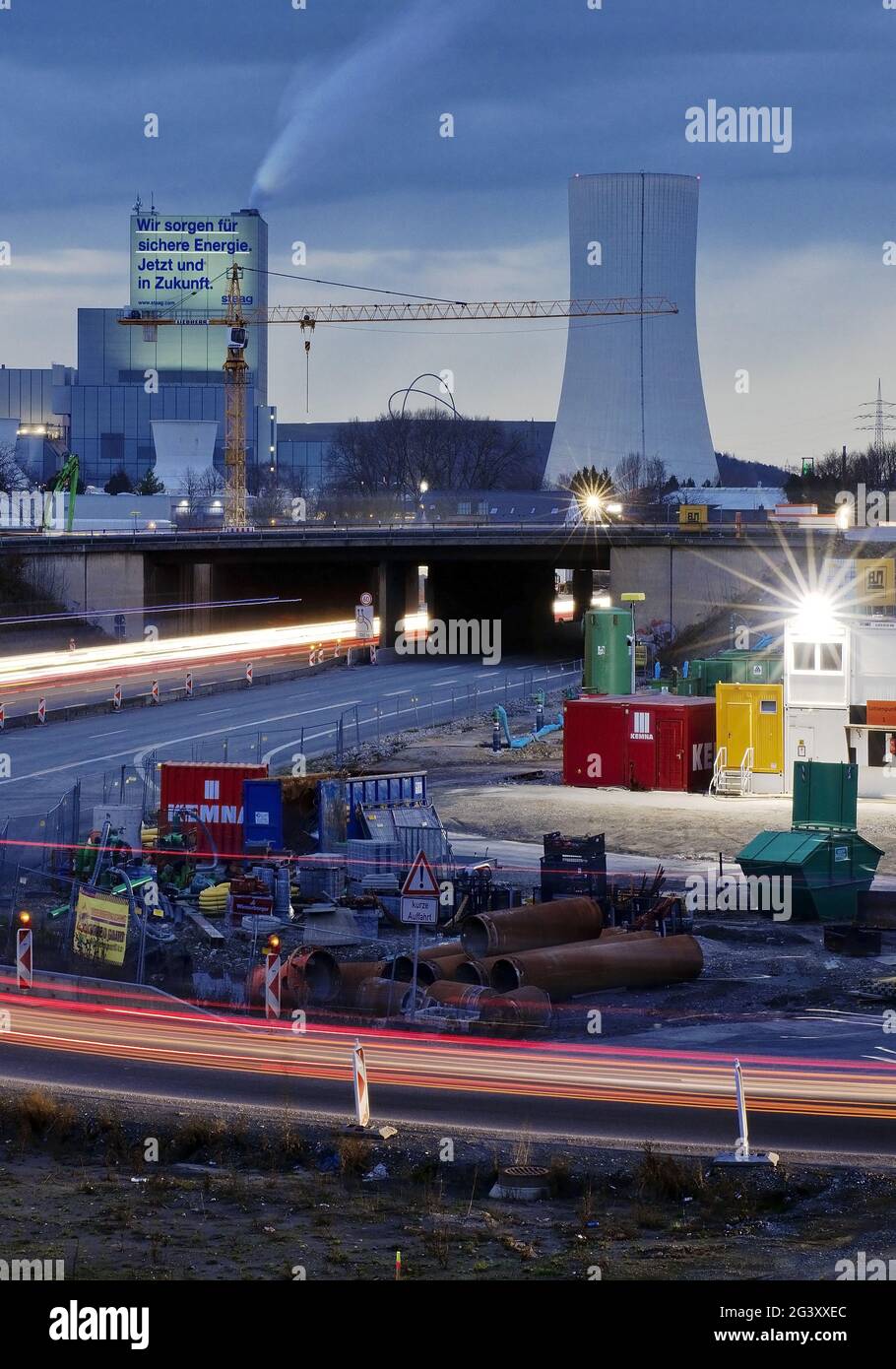 Construction site power plant hi-res stock photography and images - Alamy
