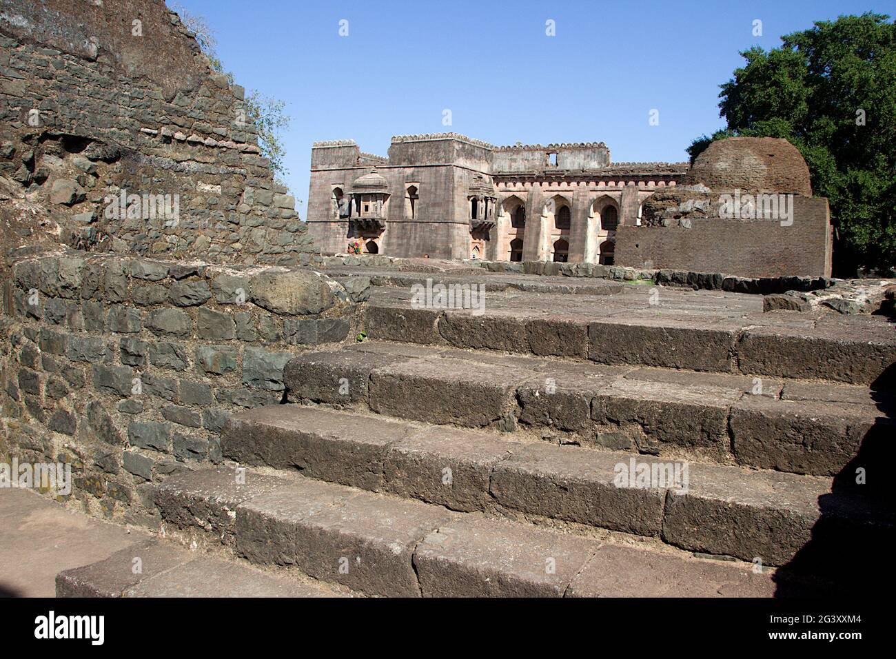 Hindola Mahal View, Mandu Stock Photo - Alamy