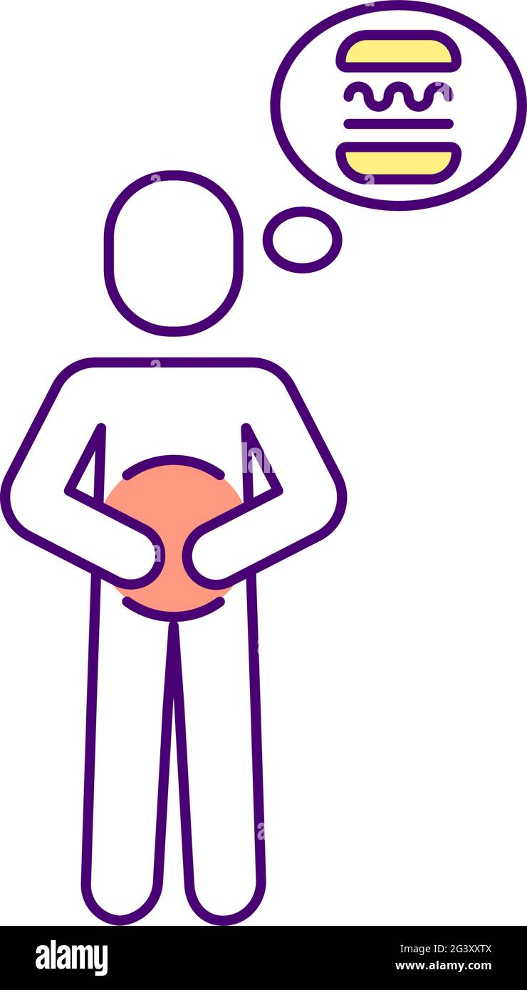 Hungry hunger starving starvation Stock Vector Images - Alamy