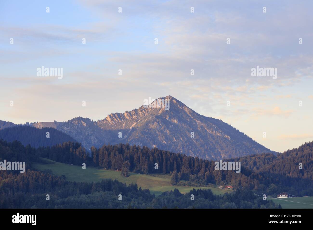 Morning light at lake Tegernsee, Bavaria, Germany, Europe Stock Photo ...
