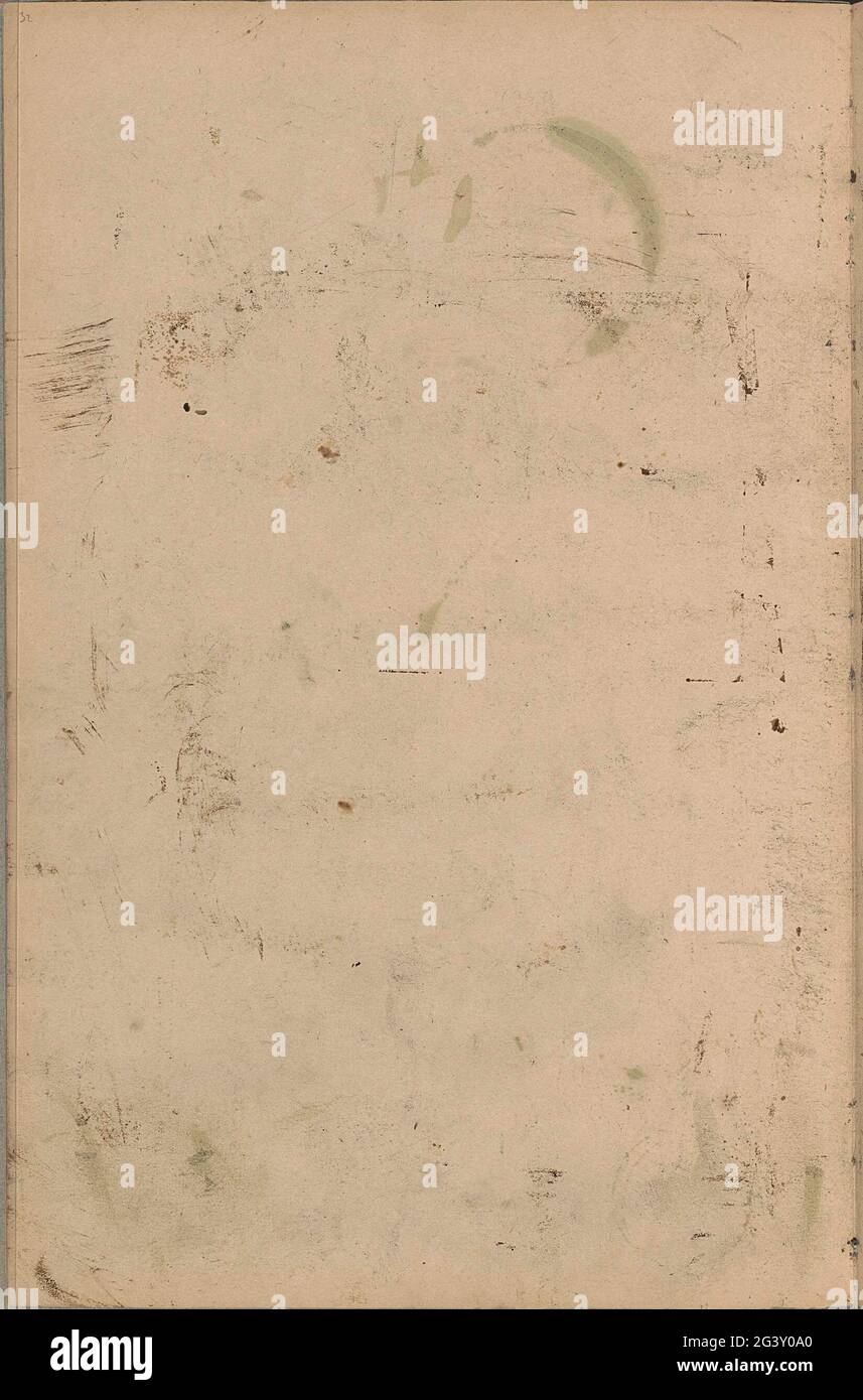 Abklatsch of a brush drawing. Page 32 From a sketchbook with 38 sheets ...