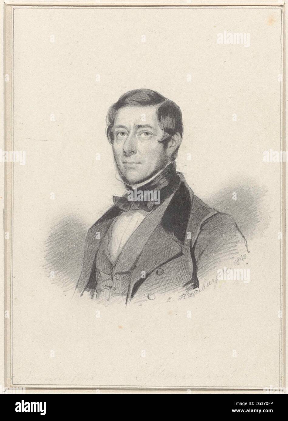Portrait of Josephus Jodocus Moerenhout Stock Photo - Alamy