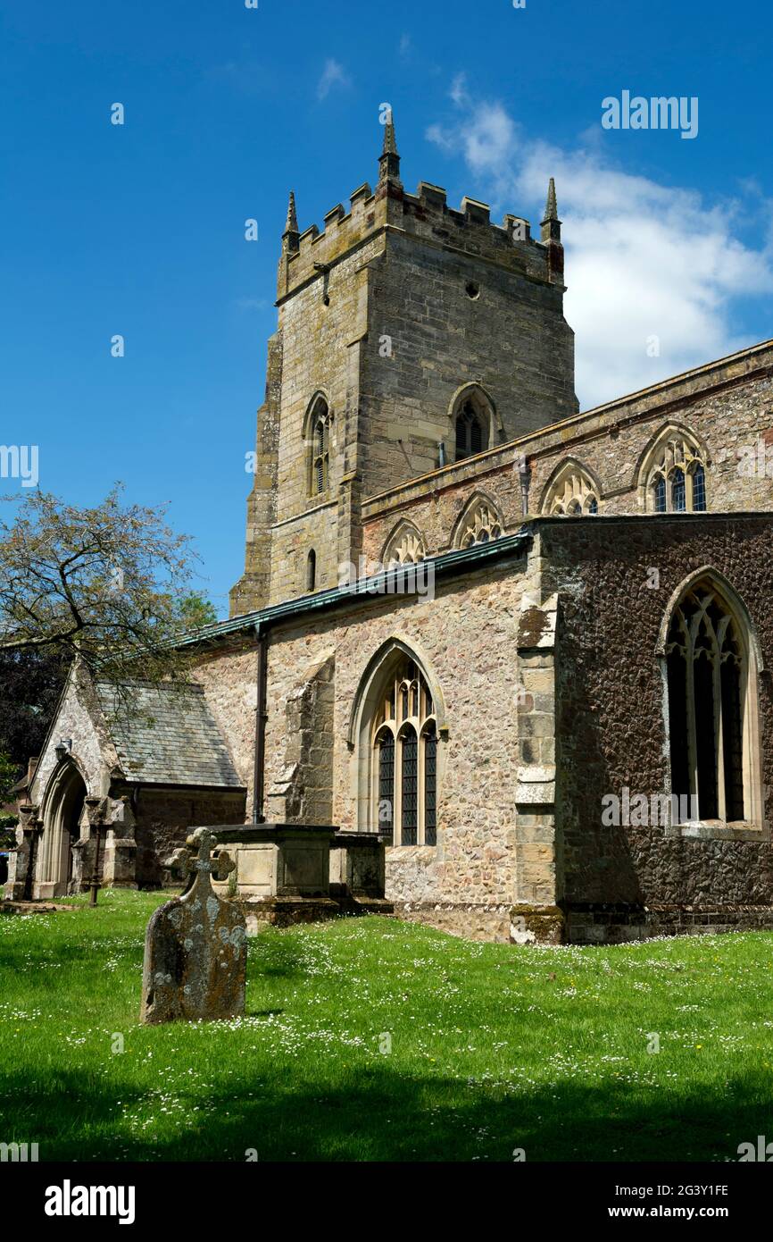 St. Peter`s Church, Claybrooke Parva, Leicestershire, England, UK Stock ...