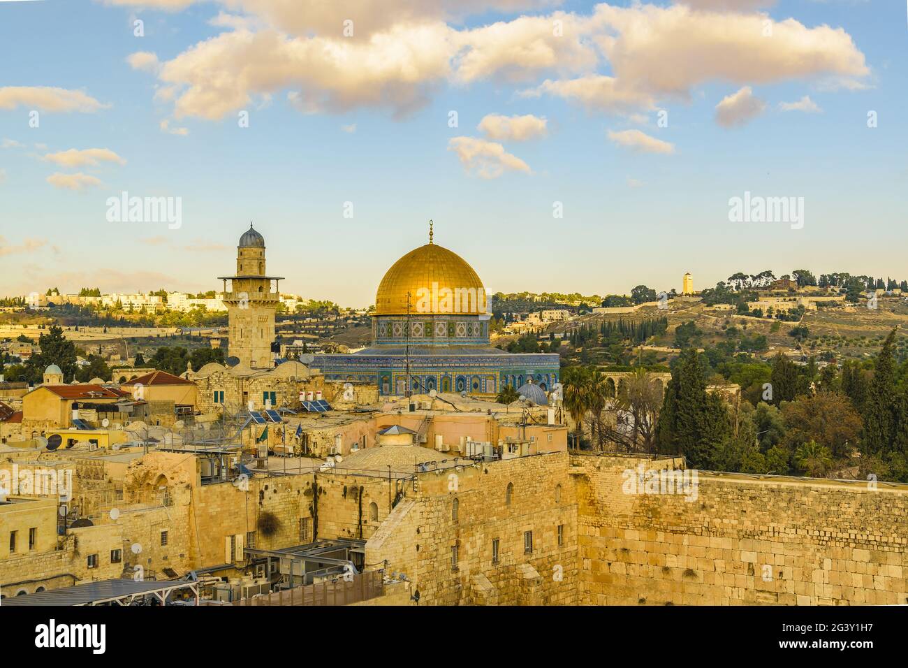 Temple Mount Jerusalem Aerial View High Resolution Stock Photography ...