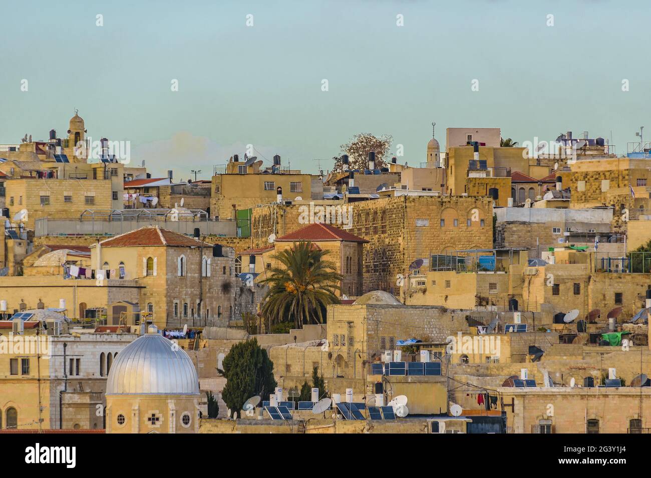 Old Jerusalem Aerial View Stock Photo - Alamy