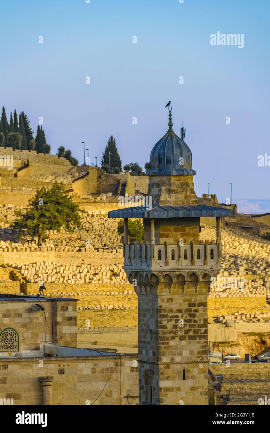 Temple Mount Jerusalem Aerial View High Resolution Stock Photography ...
