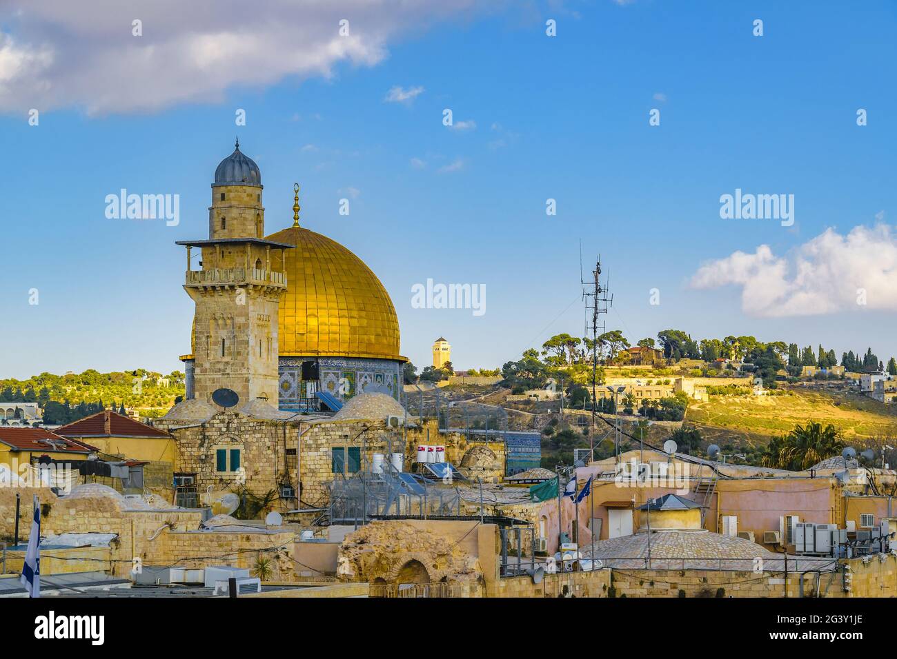 Temple mount jerusalem aerial view hi-res stock photography and images - Alamy