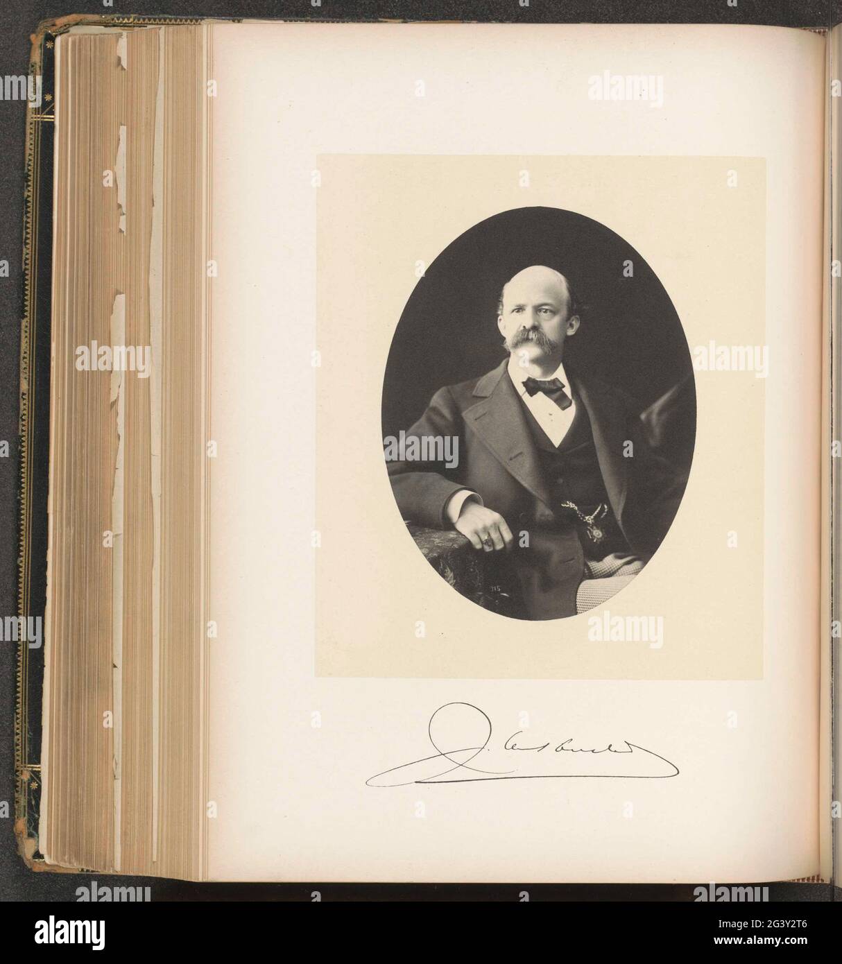 Portrait of James W. Husted Stock Photo - Alamy