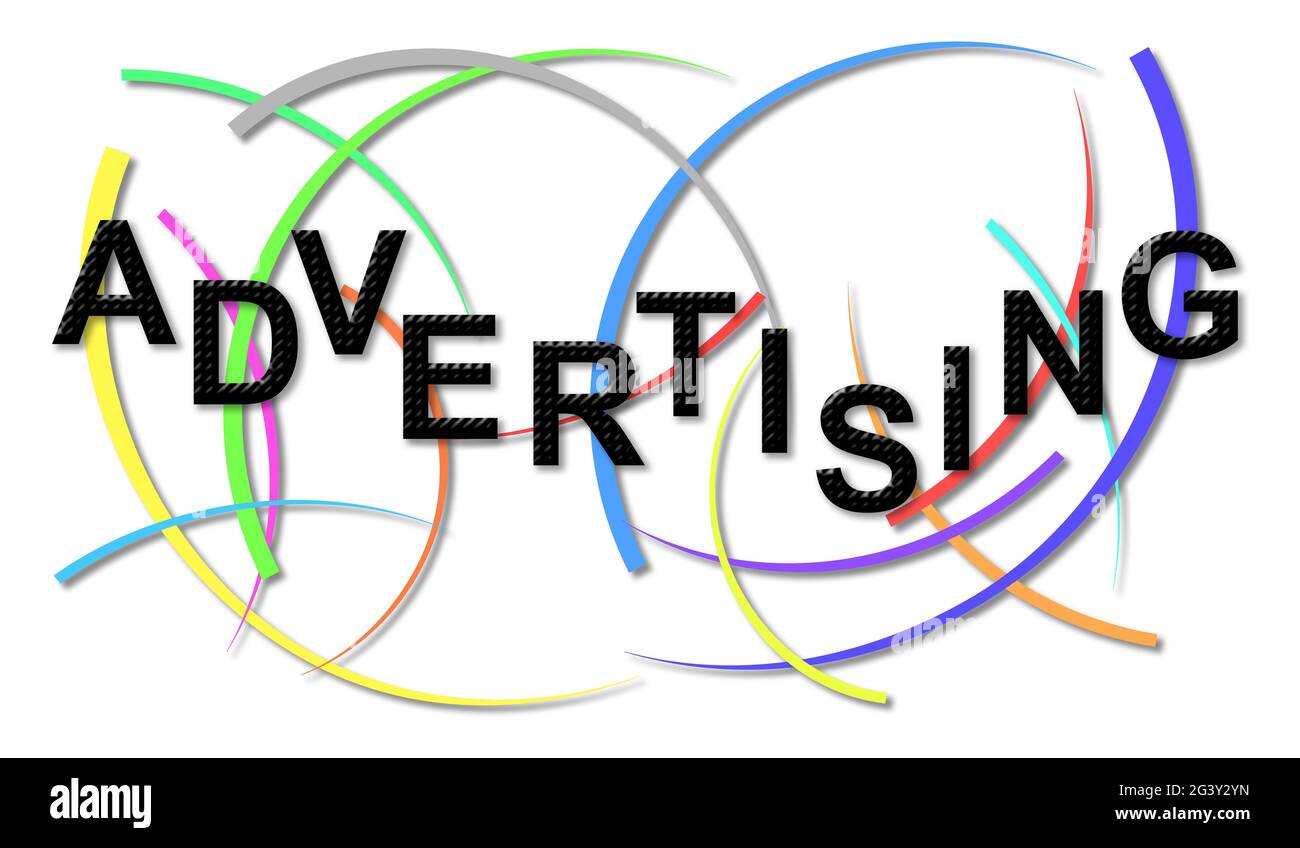 Illustration of an advertising concept Stock Photo - Alamy