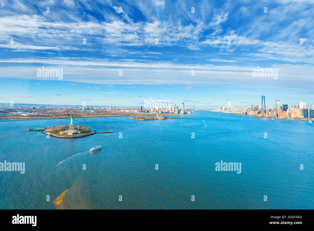 Aerial view of New York Stock Photo - Alamy